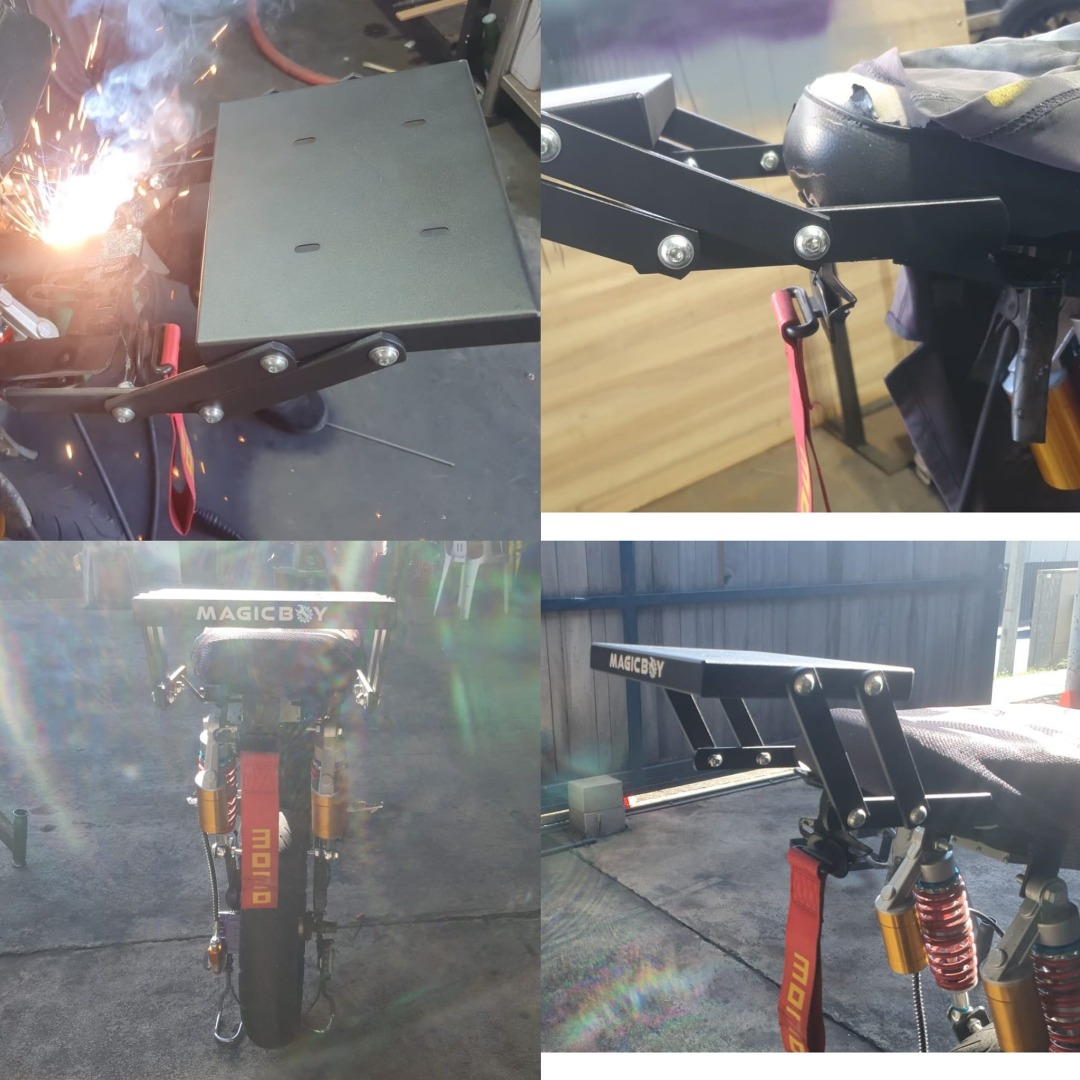 Rapido & MAGICBOY Adjustable Rear Rack EBIKE SNIPER150 Y15 MXKING ...