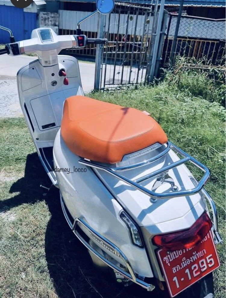 Rear Rack for New Lambretta Scooter Accessories. Model Lambretta G 350 ...