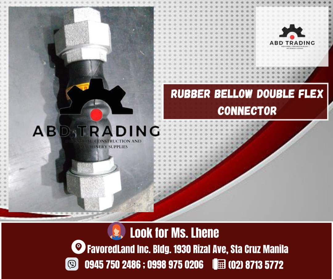 RUBBER ELBOW DOUBLE FLEX CONNECTOR, Commercial & Industrial ...