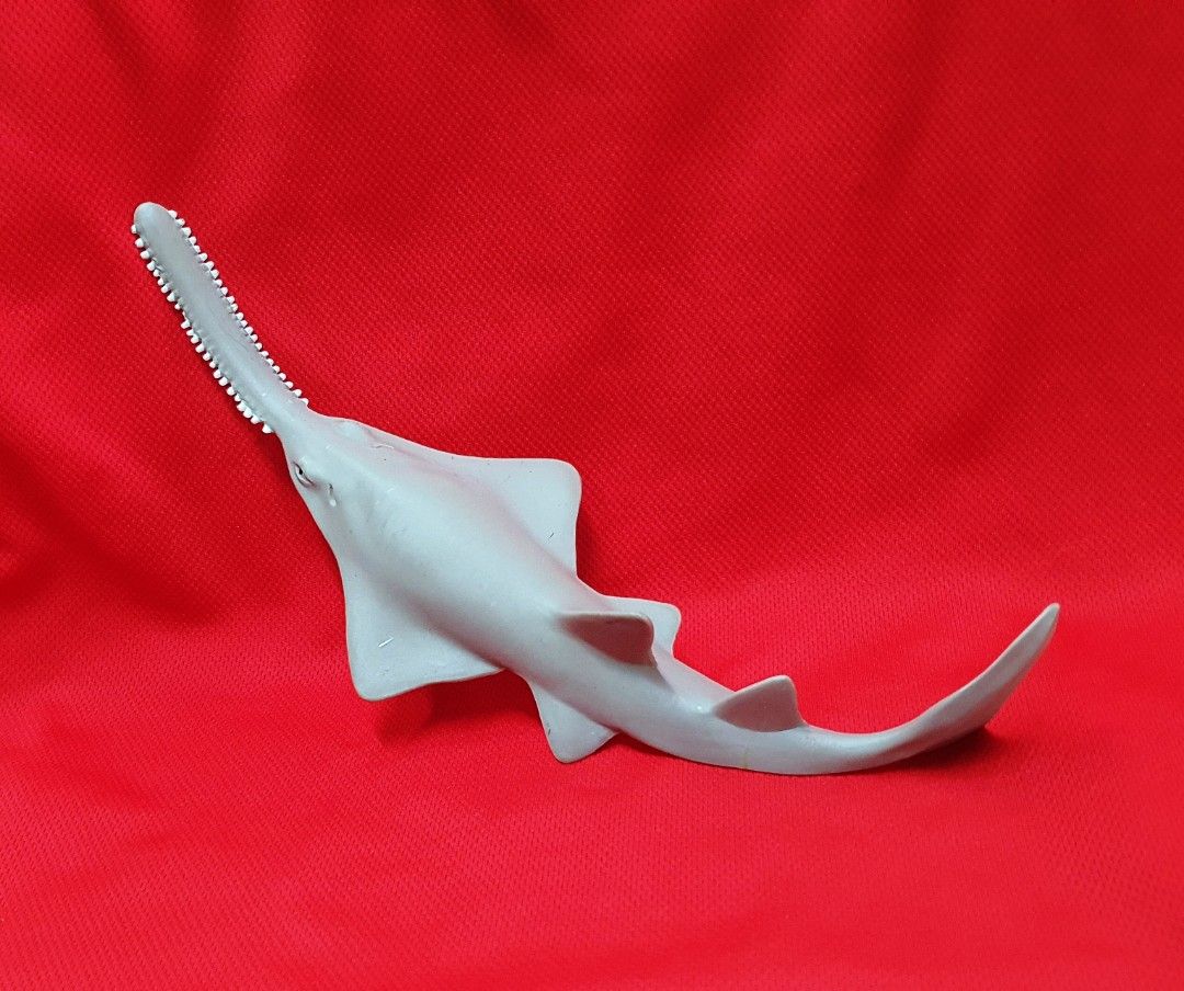 Safari Ltd Sawfish Shark Fish 1994 Sea Wildlife Toy Figure Educational ...
