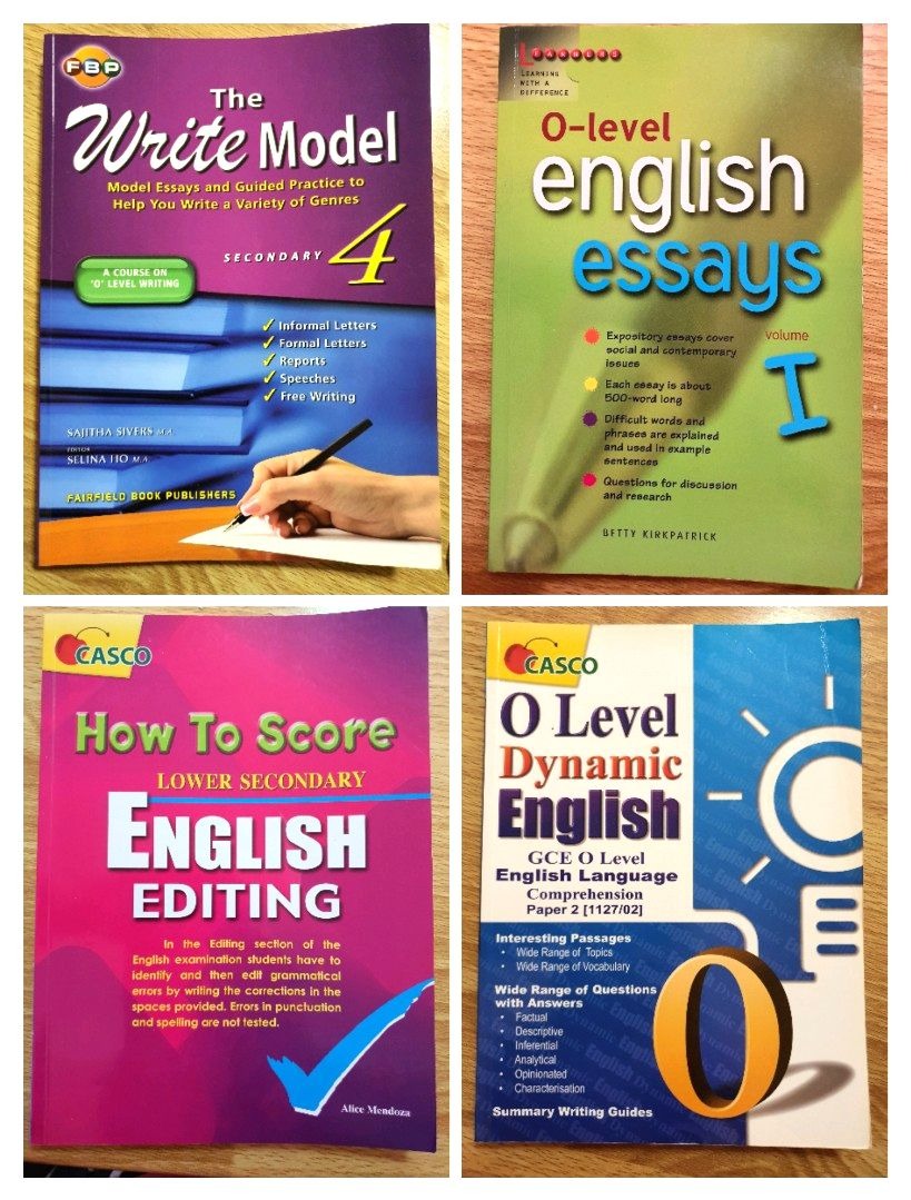[4 for $10] Secondary 4 O level English Composition Essays Editing ...