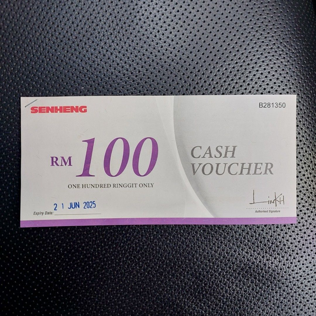 Senheng Cash Voucher (exp: 21/6/2025), Tickets & Vouchers, Vouchers on ...