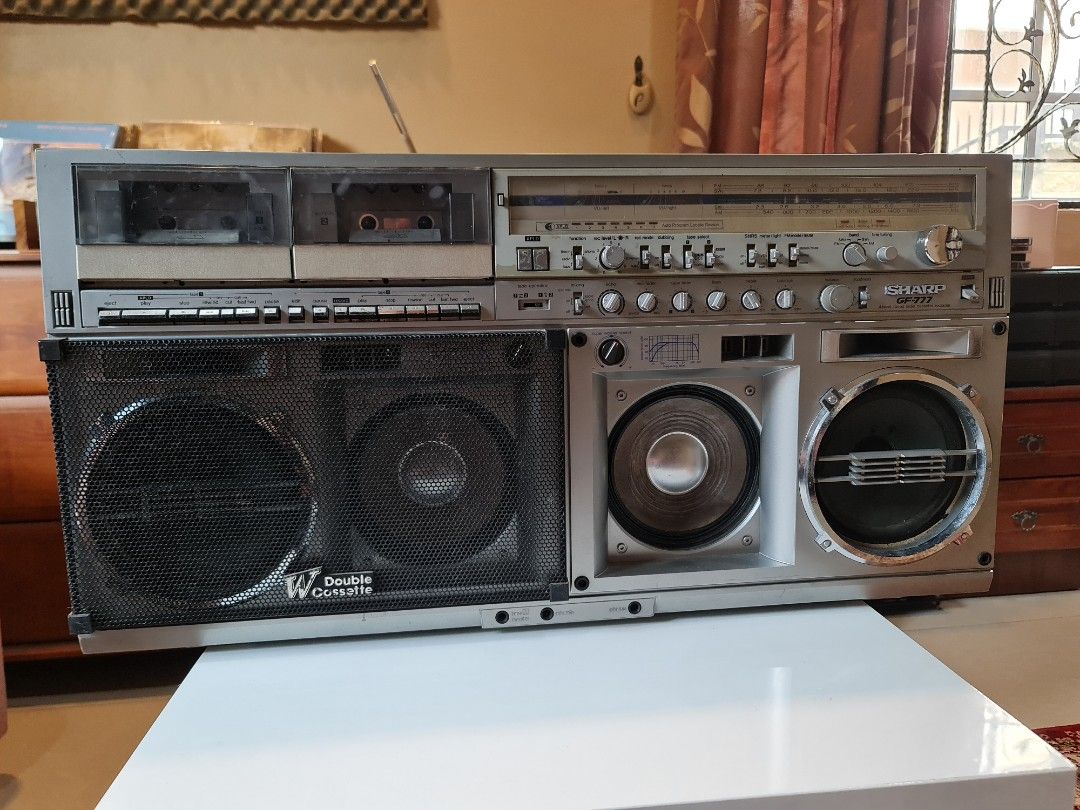 Sharp GF 777 boombox, Audio, Other Audio Equipment on Carousell