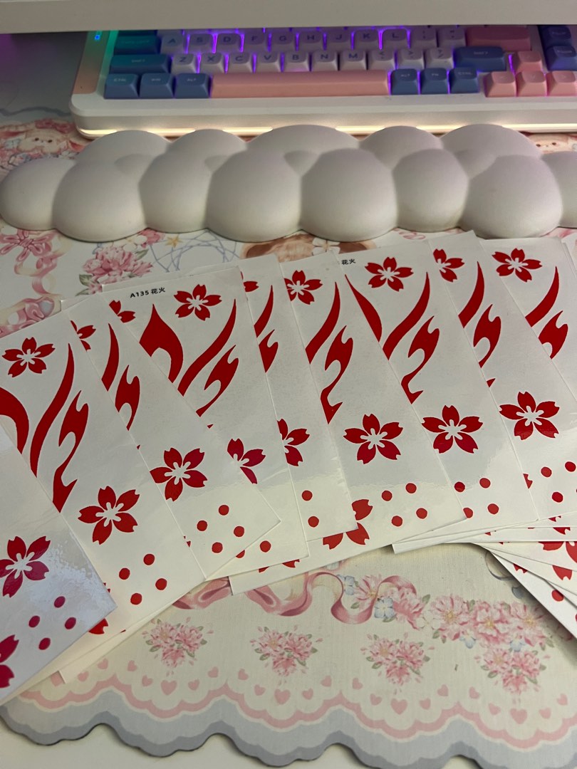 Sparkle Tattoo Cosplay HSR Honkai Star Rail, Hobbies & Toys, Stationery ...