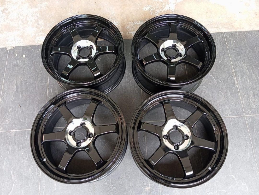 SPORT Rim TE37 17" MYVI SAGA ALZA ATIVA VIOS CITY JAZZ YARIS ALMERA ...