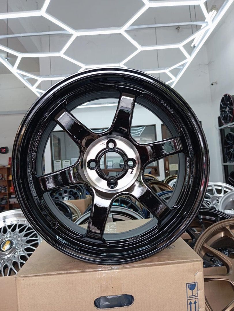 SPORT Rim TE37 17" MYVI SAGA ALZA ATIVA VIOS CITY JAZZ YARIS ALMERA MAZDA2, Auto Accessories on ...