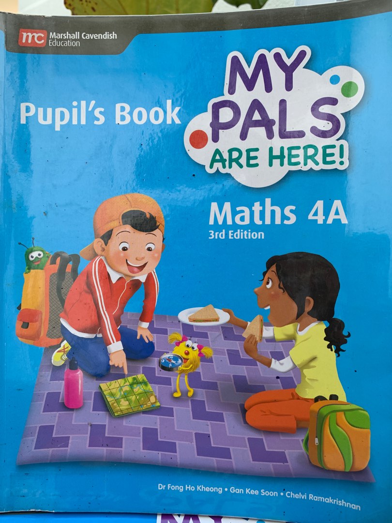 Used My pals are here Math Pupils book 4A/4B, Hobbies & Toys, Books ...