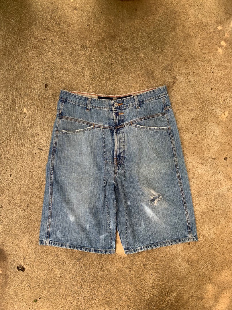 Vintage 1990s MFG Jorts, Men's Fashion, Bottoms, Shorts on Carousell