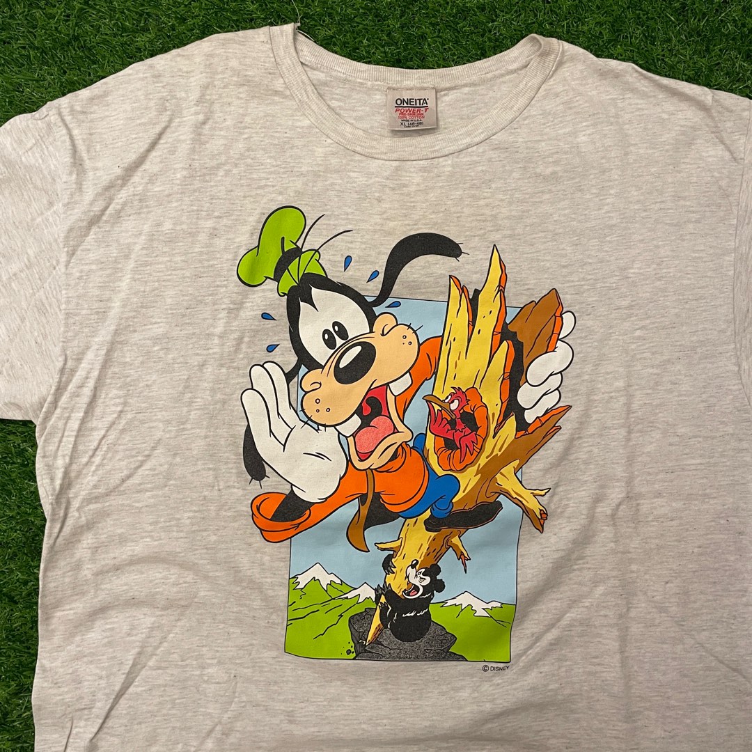 Vintage 90s Disney Goofy Solo Mega Print Shirt, Men's Fashion, Tops ...