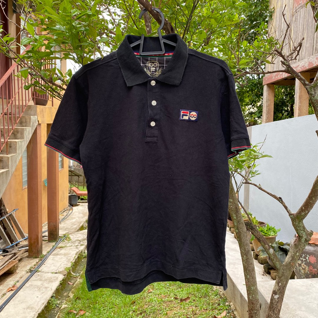Vintage Fila BJ 100 Year Polo Shirt, Men's Fashion, Tops & Sets, Tshirts & Polo Shirts on Carousell