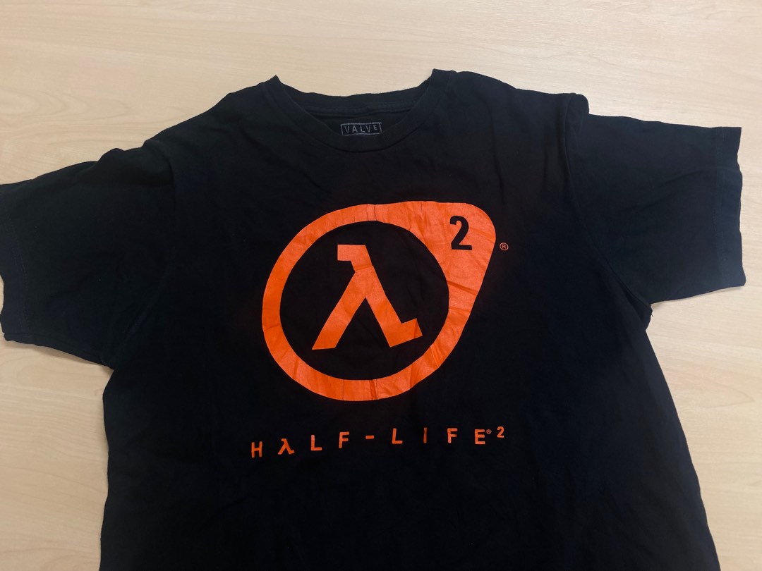 VINTAGE RARE HALF-LIFE 2 VIDEO GAME OFFICIAL TSHIRT, Men's Fashion ...