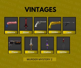 Vintages ROBLOX MM2, Video Gaming, Gaming Accessories, In-Game Products ...