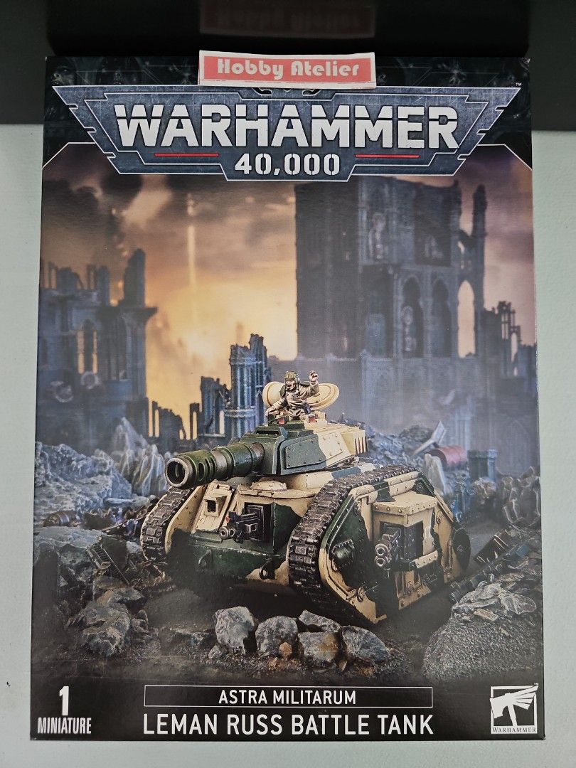 Warhammer 40K Astra Militarum Leman Russia Battle Tank, Hobbies & Toys ...