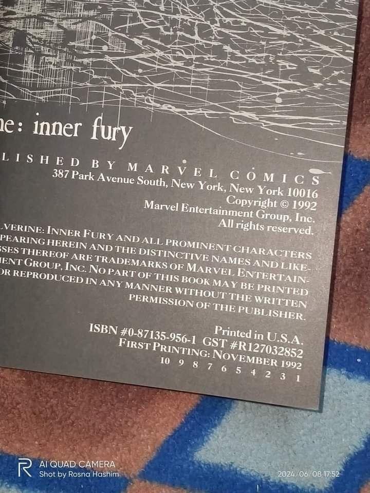 Wolverine : Inner Fury, Hobbies & Toys, Books & Magazines, Comics ...