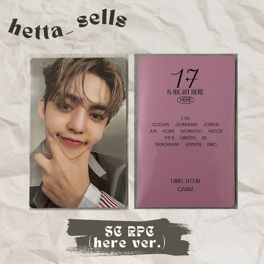 WTS LFB SVT BEST ALBUM HERE VERSION CHEOL / SCOUPS RPC, Hobbies & Toys, Memorabilia ...