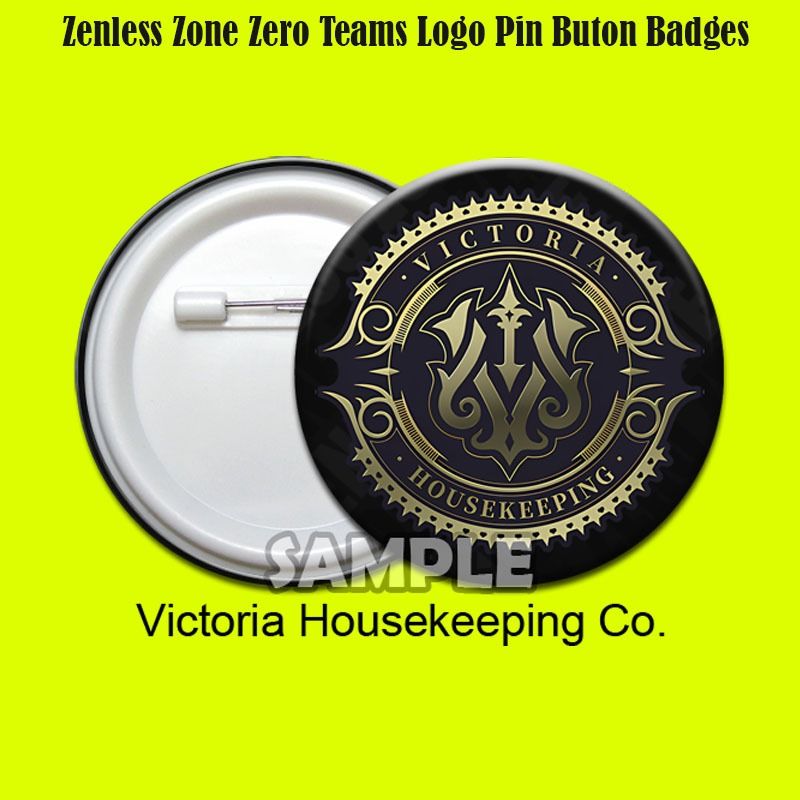 Zenless Zone Zero Teams Logo Pin Button Badge 58mm, Hobbies & Toys ...
