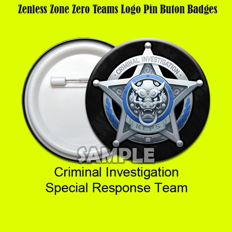 Zenless Zone Zero Teams Logo Pin Button Badge 58mm, Hobbies & Toys ...