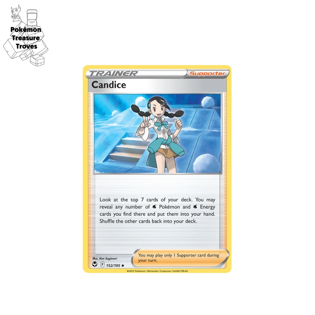 [$0.50] Pokemon Silver Tempest Trainer Candice Card, Hobbies & Toys ...