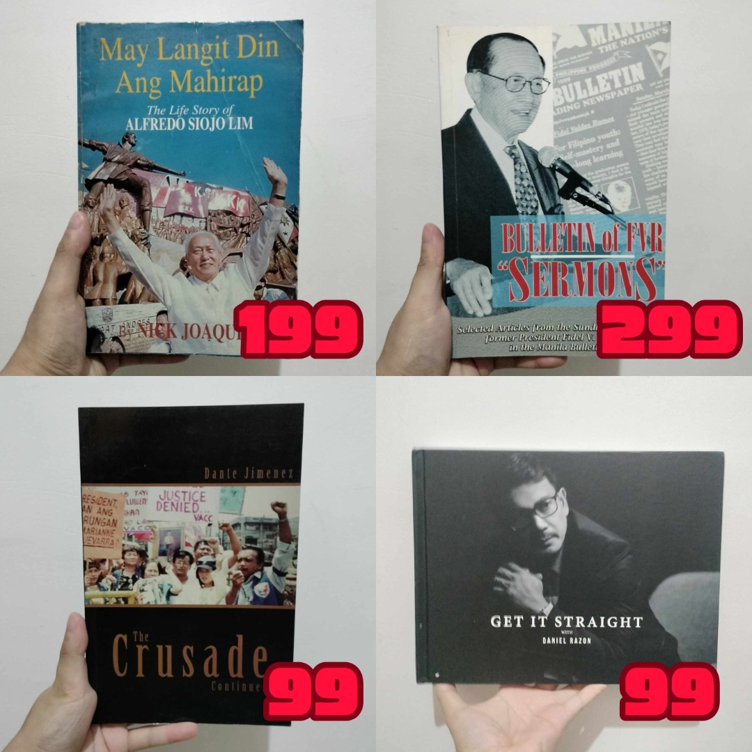 07-11 FILIPINIANA BOOK SALE, Hobbies & Toys, Books & Magazines, Fiction ...