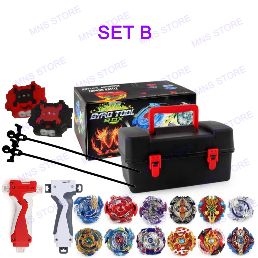 12 IN 1 Set Beyblade (Set B), Hobbies & Toys, Toys & Games on Carousell