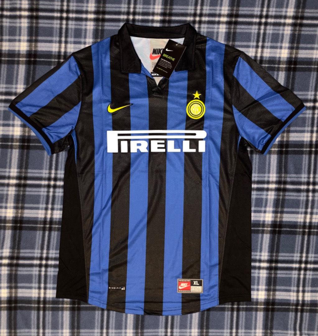 1998-19 Inter Milan home kit, Men's Fashion, Tops & Sets, Tshirts ...