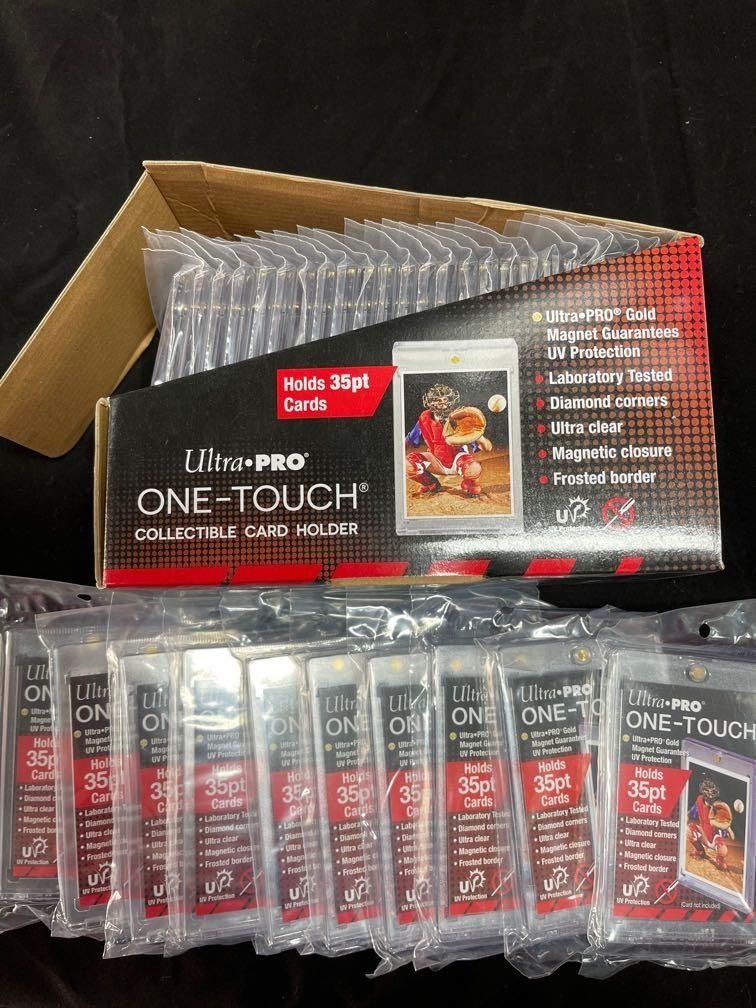 35pt 卡磚 美國 USA Ultra Pro 原裝 US Ultrapro One touch Magnetic 磁石 卡磚 NBA 籃球 足球 basketball football ...