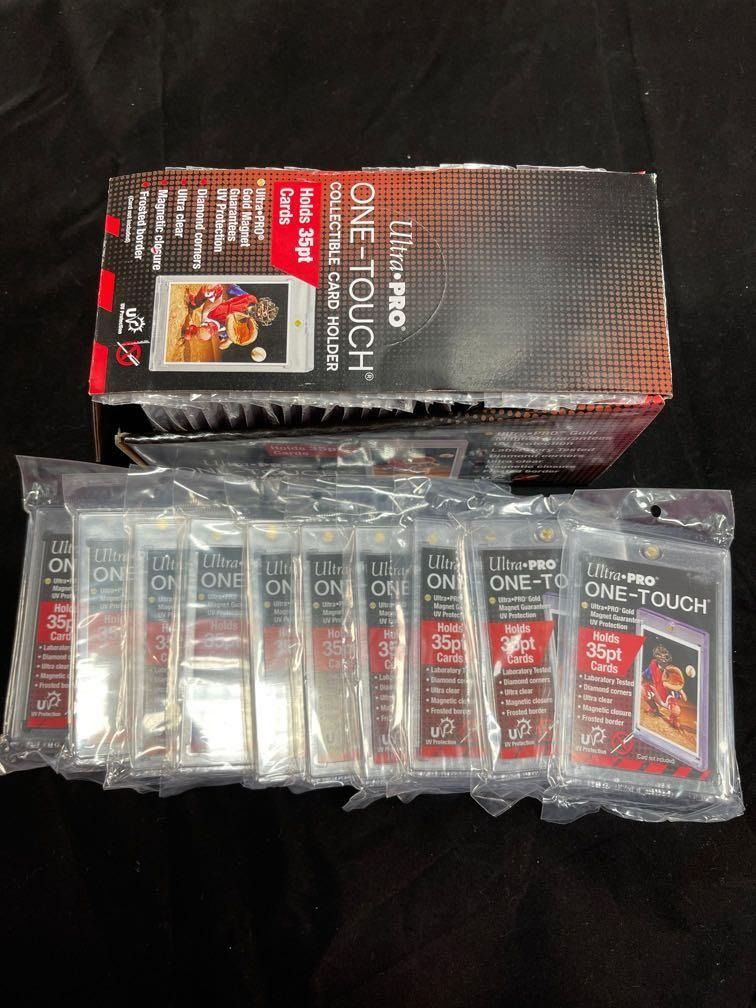 35pt 卡磚 美國 USA Ultra Pro 原裝 US Ultrapro One touch Magnetic 磁石 卡磚 NBA 籃球 足球 basketball football ...