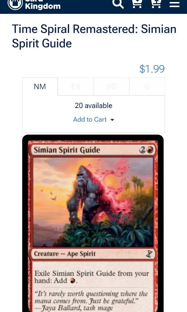 3 x Simian Spirit Guide (JAP) - magic the gathering MTG, Hobbies & Toys ...