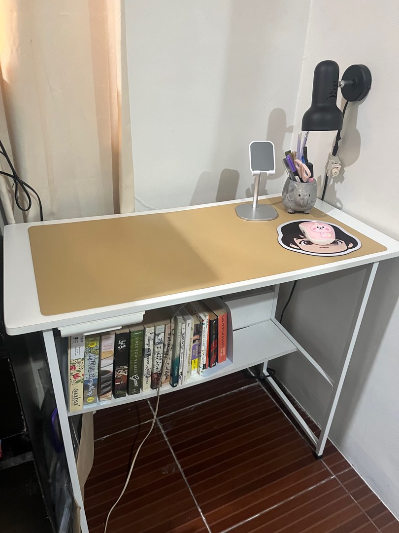 80 x 40 cm WHITE TABLE, Furniture & Home Living, Furniture, Tables ...