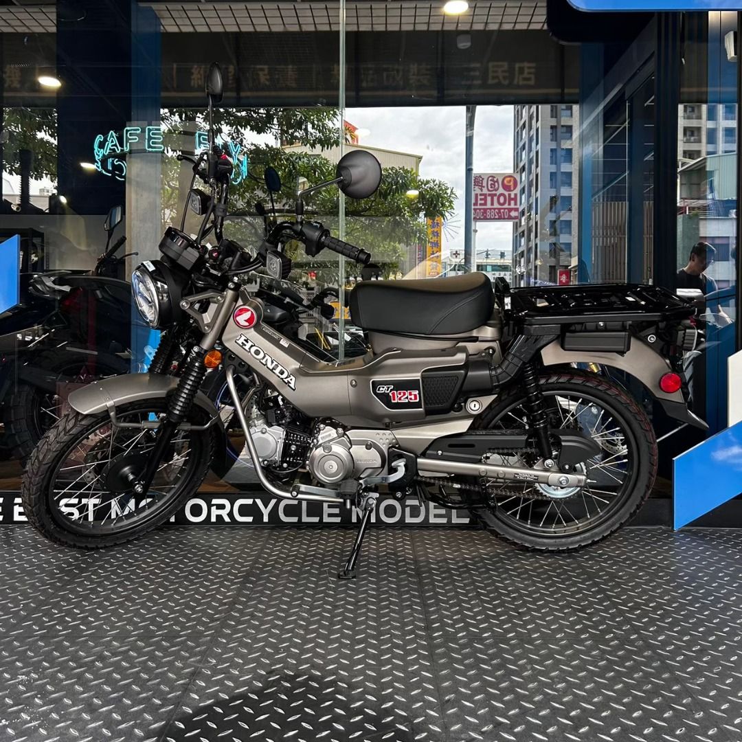 全新車 2023 HONDA CT125 載貨神器 露營車 消光灰 可全額分期, 機車, 新車在旋轉拍賣