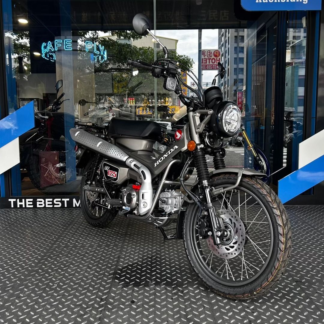 全新車 2023 HONDA CT125 載貨神器 露營車 消光灰 可全額分期, 機車, 新車在旋轉拍賣