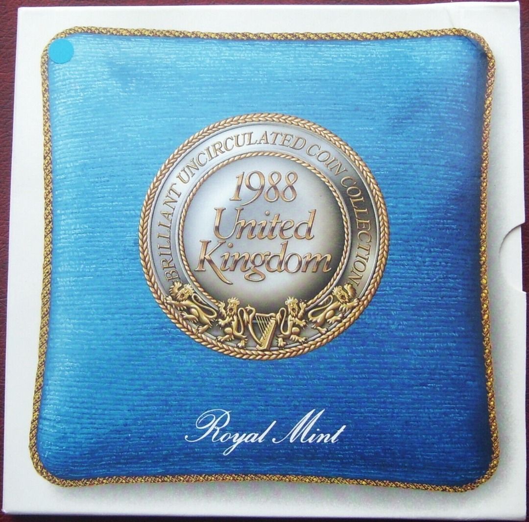 英國 GREAT BRITAIN 套裝硬幣 - 1988 (UNC), 興趣及遊戲, 收藏品及紀念品, 錢幣 - Carousell