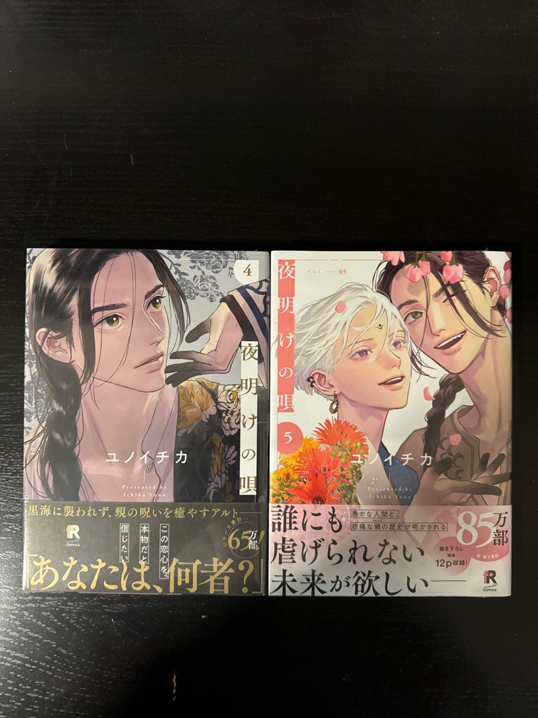 [日本語] OFFICIAL Yoake no Uta Book 4 and 5 夜明けの唄, Hobbies & Toys ...