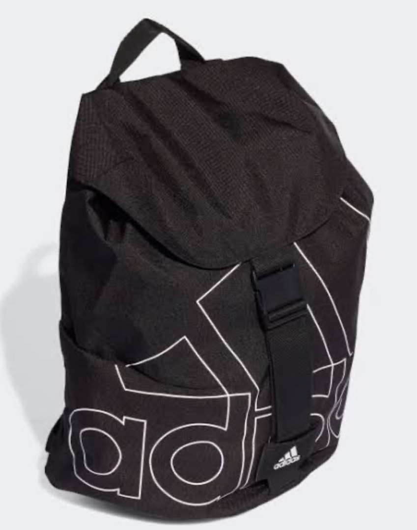Adidas Black Flap Backpack, Men's Fashion, Bags, Backpacks on Carousell