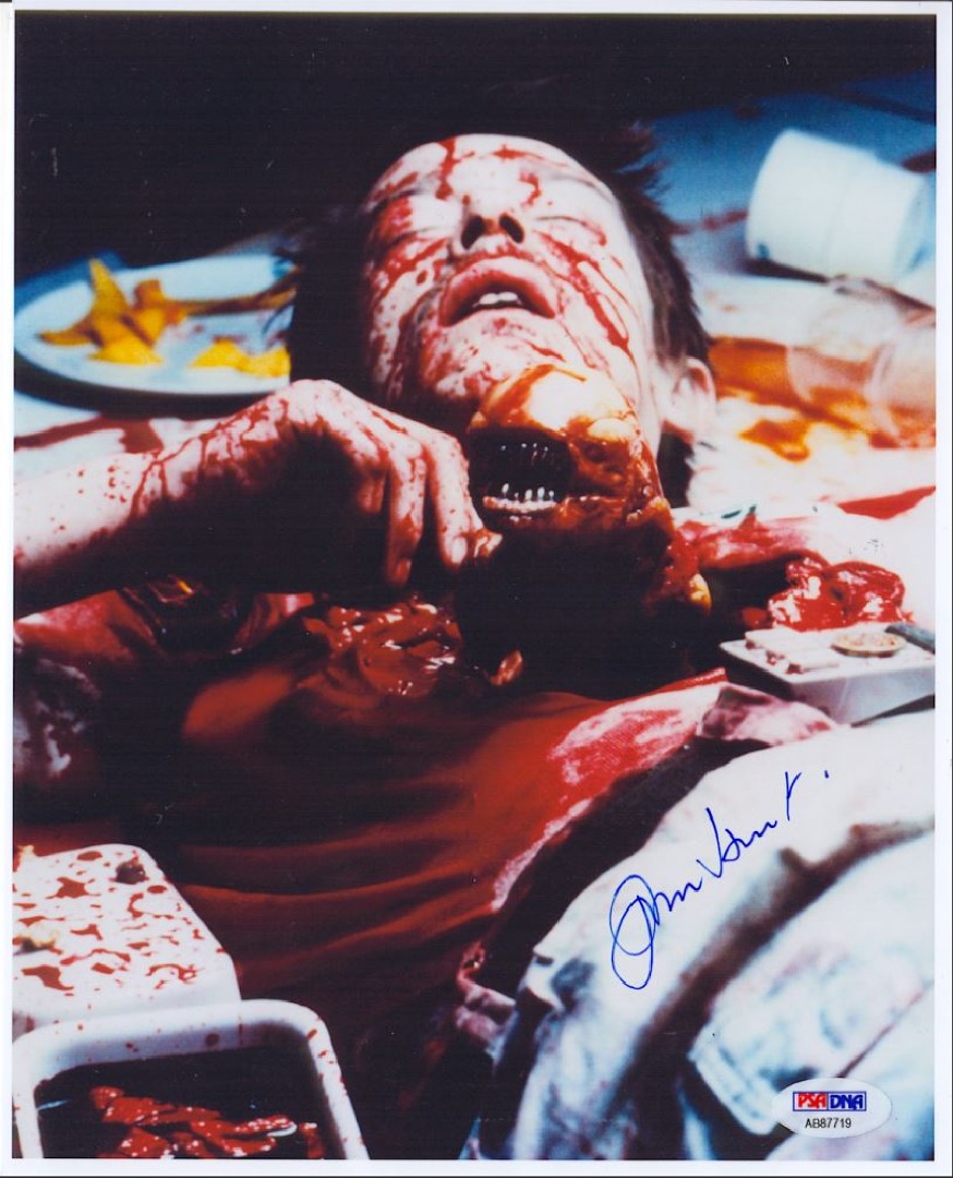 "ALIEN" : JOHN HURT (RIP) SIGNED "THAT" ICONIC PHOTO, Hobbies & Toys ...