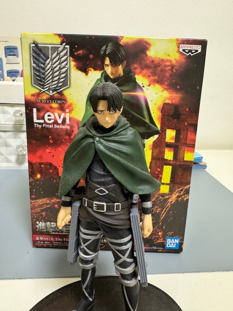 aot attack on titan banpresto the final season levi ackerman figure ...
