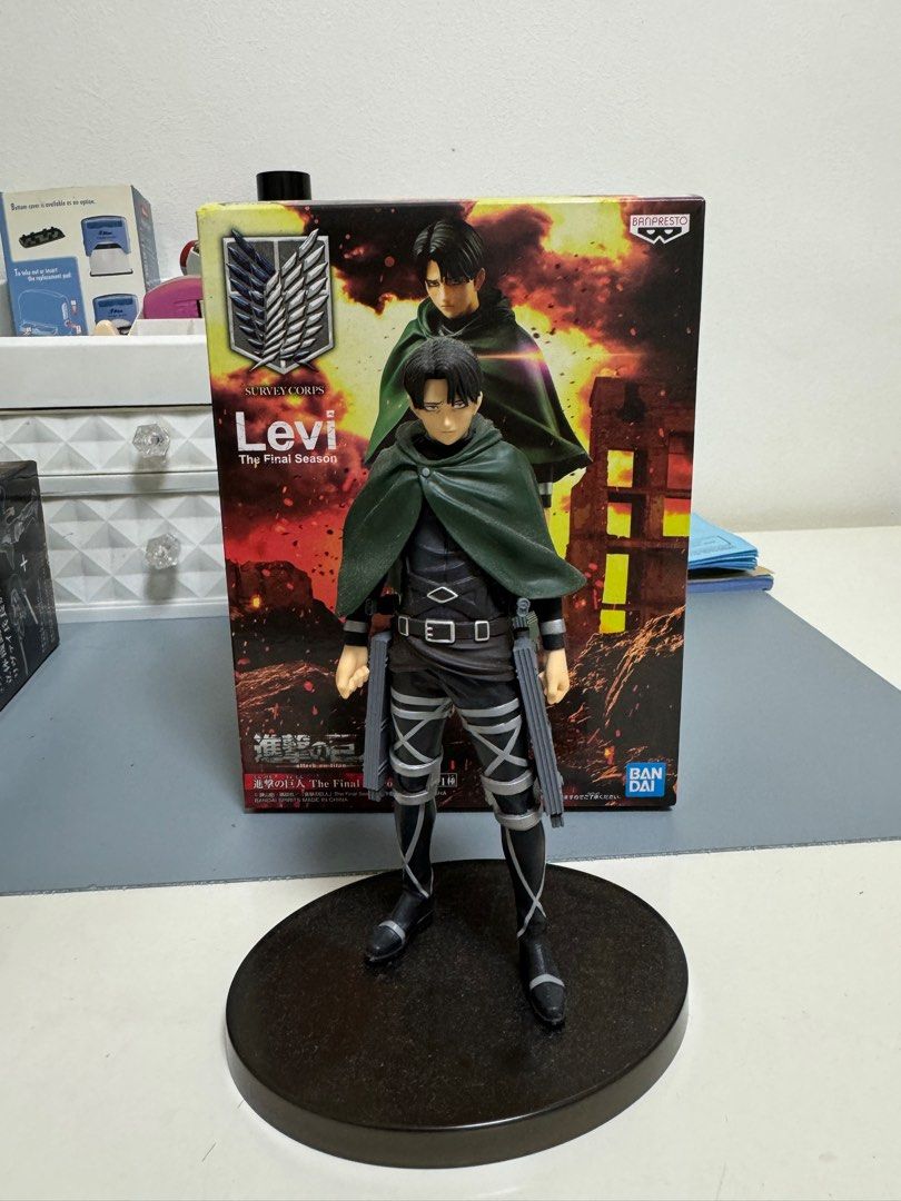 aot attack on titan banpresto the final season levi ackerman figure ...