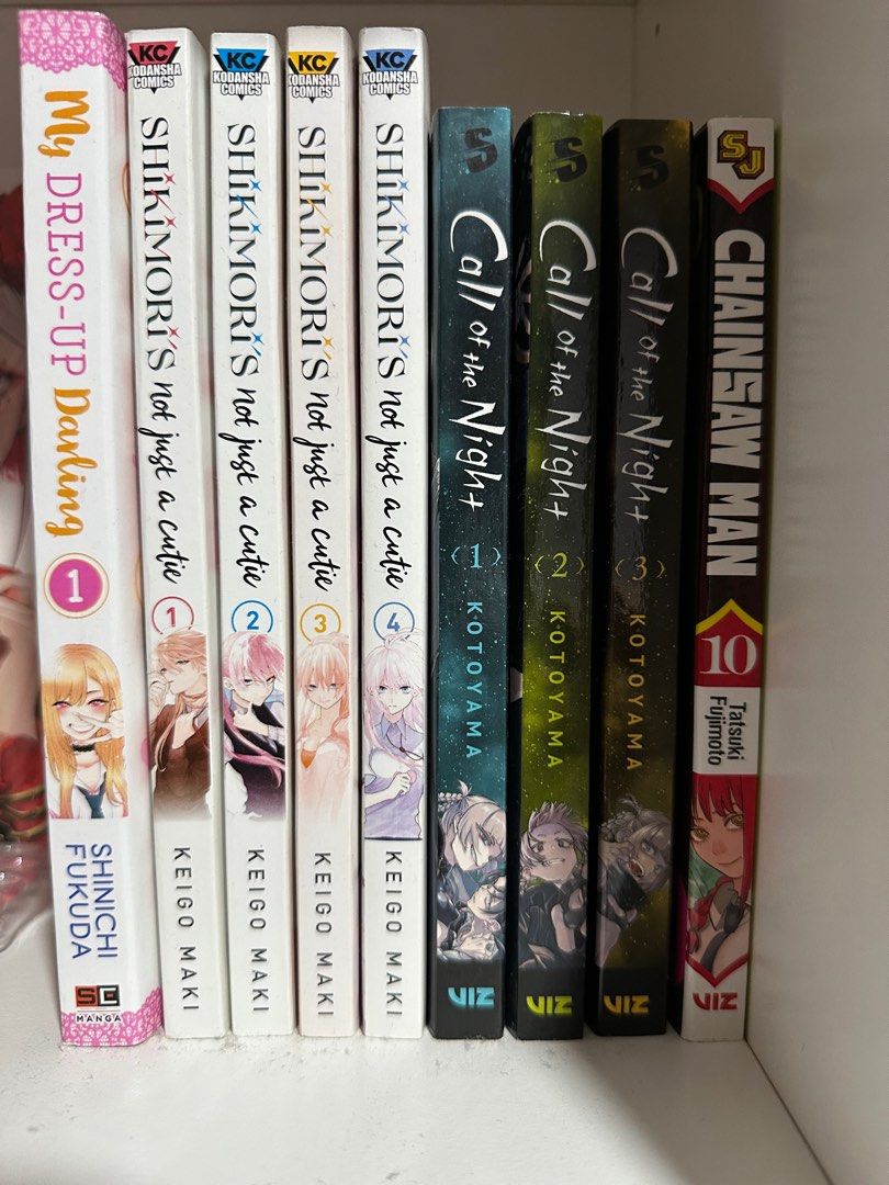 Assorted Manga | My Dress-Up Darling | Shikimori’s Not Just A Cutie | Call Of The Night ...