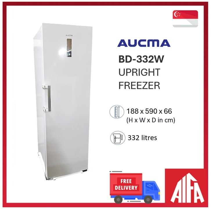 Aucma BD-332W Standing Freezer, TV & Home Appliances, Kitchen ...