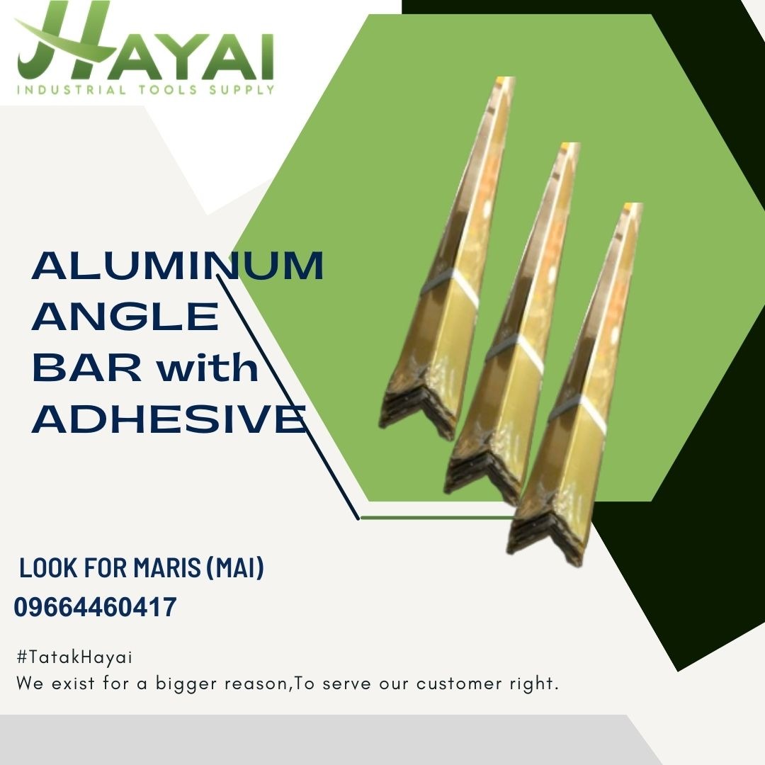 AUMINUM ANGLE BAR with ADHESIVE, Commercial & Industrial, Construction ...