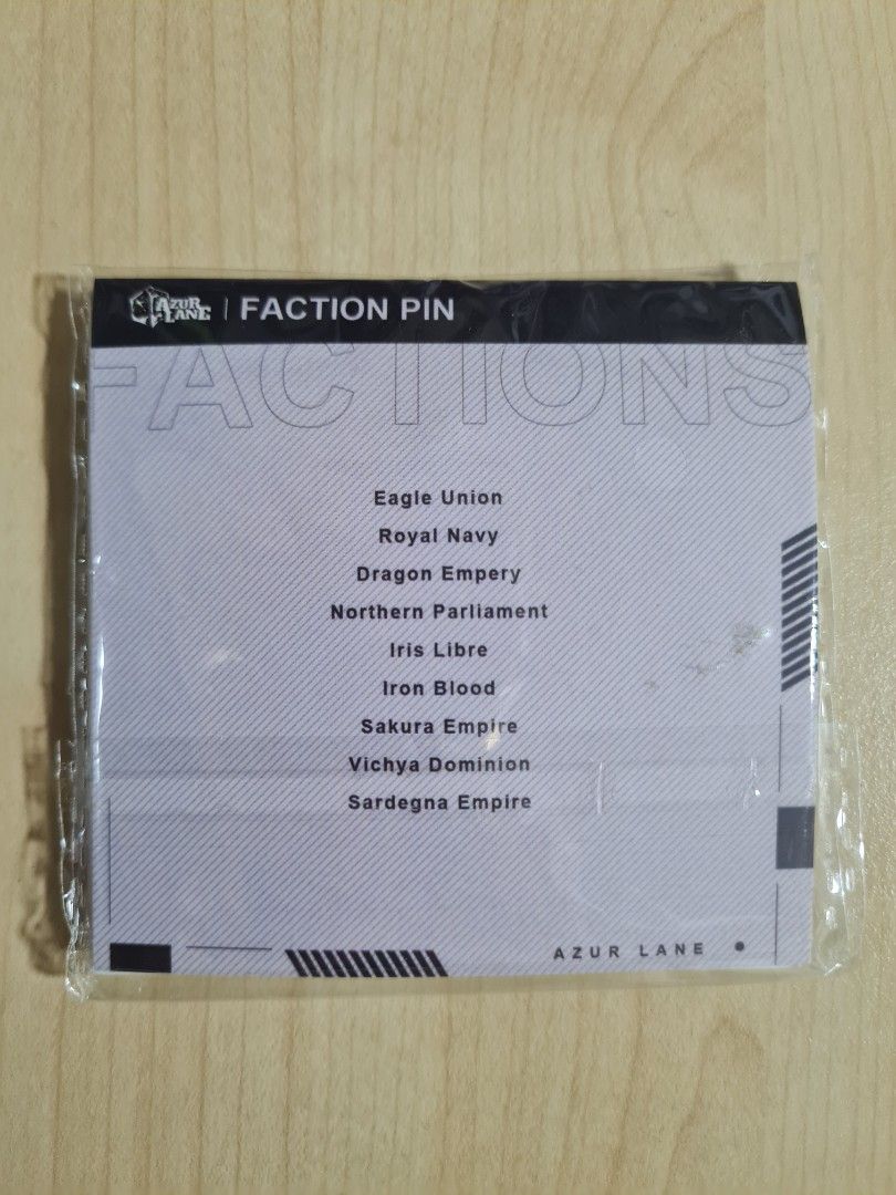 Azur Lane Metal Faction Pin Iris Libre, Hobbies & Toys, Memorabilia ...