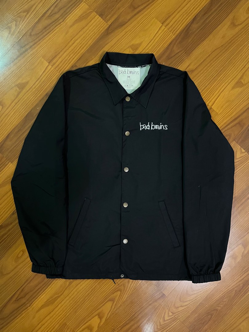 Bad Brains Anniversary 40th Windbreaker Coach Jacket, Fesyen Pria ...