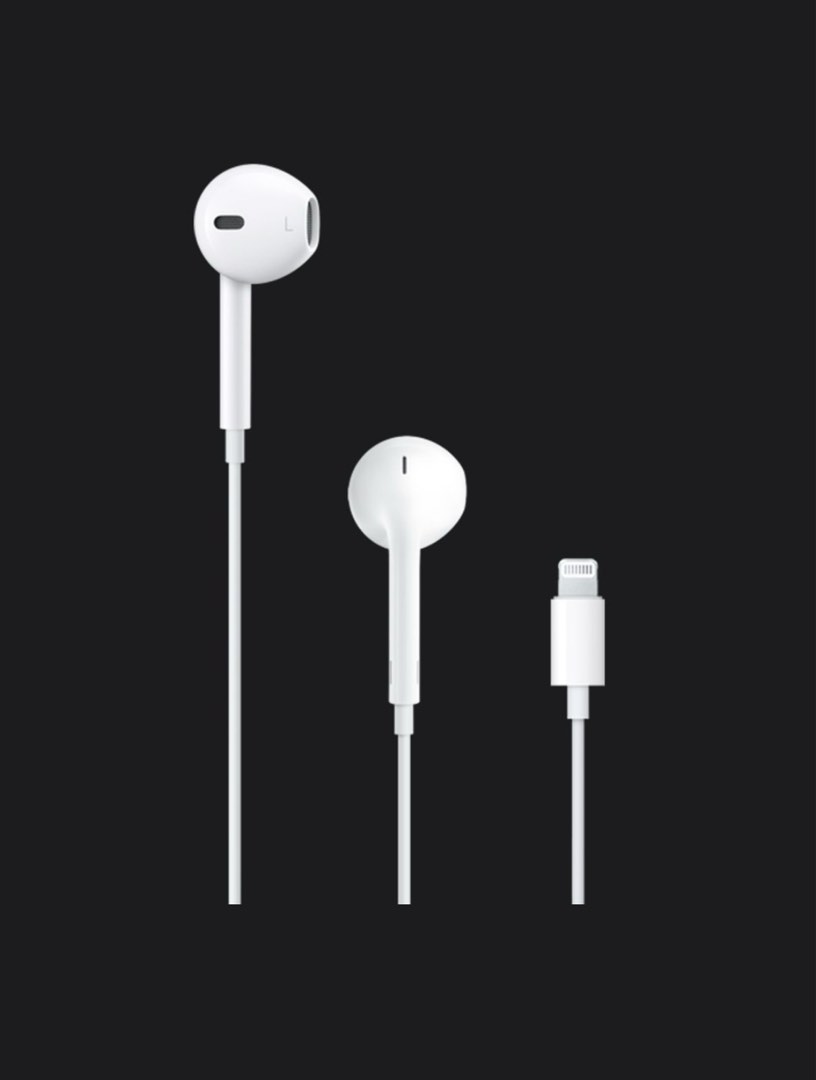 Apple Iphone Earpods Earphones Lightning Connector, Audio, Earphones on ...