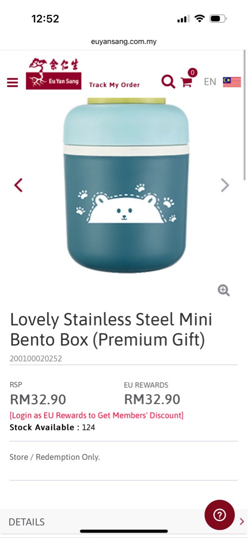 Bento box Tupperware stainless steel lunchbox eu yan sang, Furniture & Home Living, Kitchenware ...