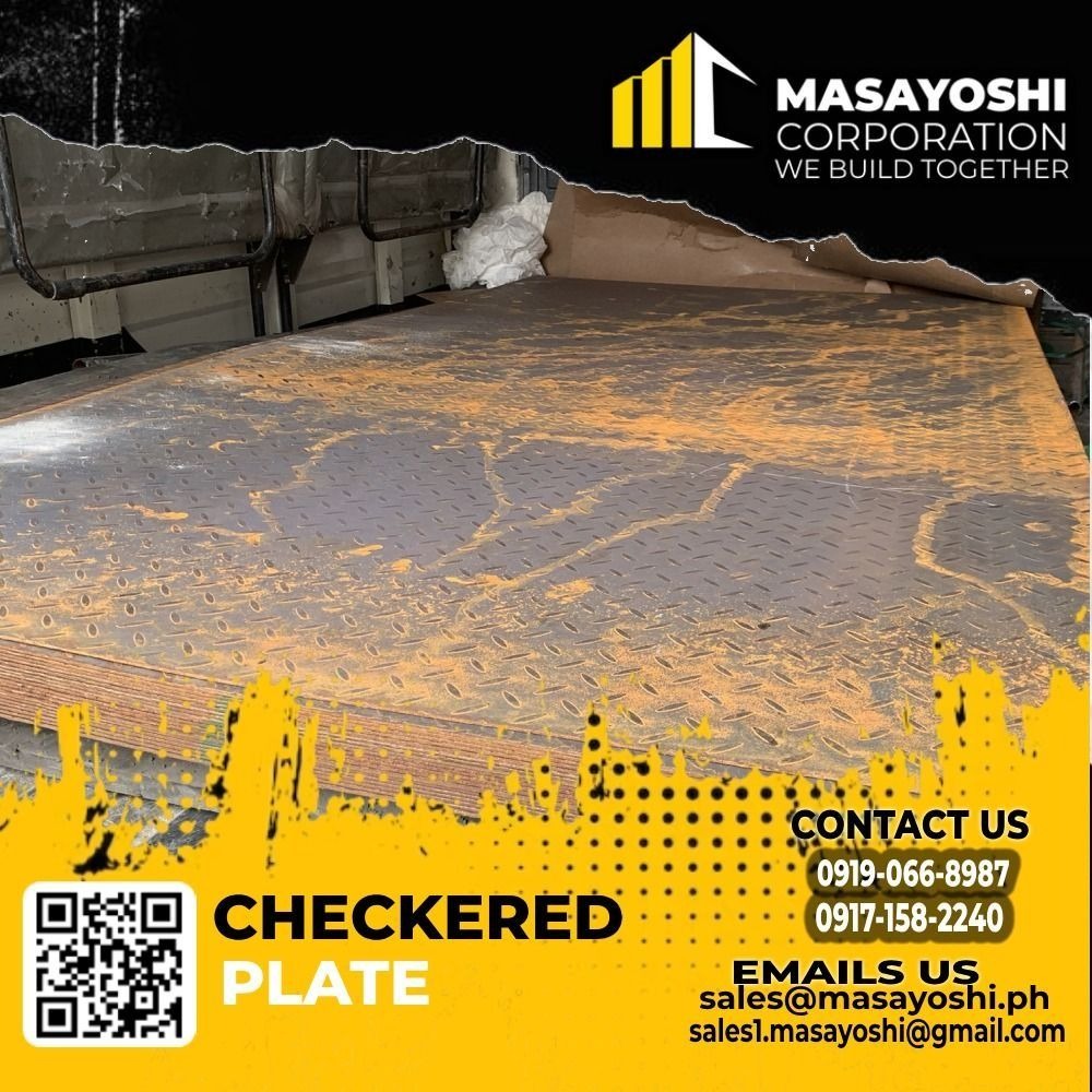 BI checkered plate 3mm,MS Plate, Anchor Bolt, Channel Bar, Angle Bar ...