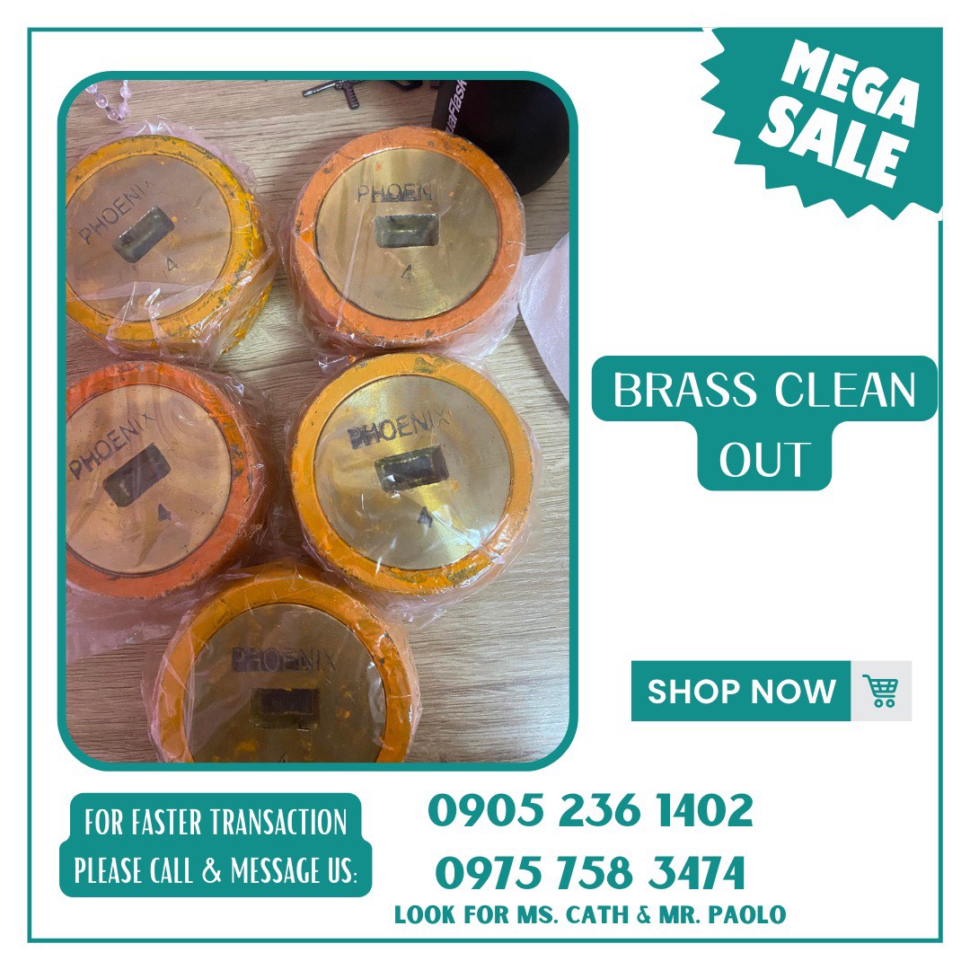 Brass clean out, Commercial & Industrial, Industrial Equipment on Carousell