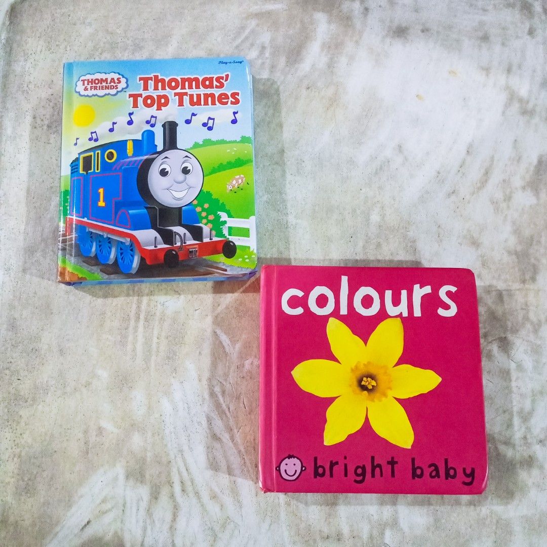 Buku Thomas' Top Tunes & Bright Baby Colours Board Book Original [NETT ...