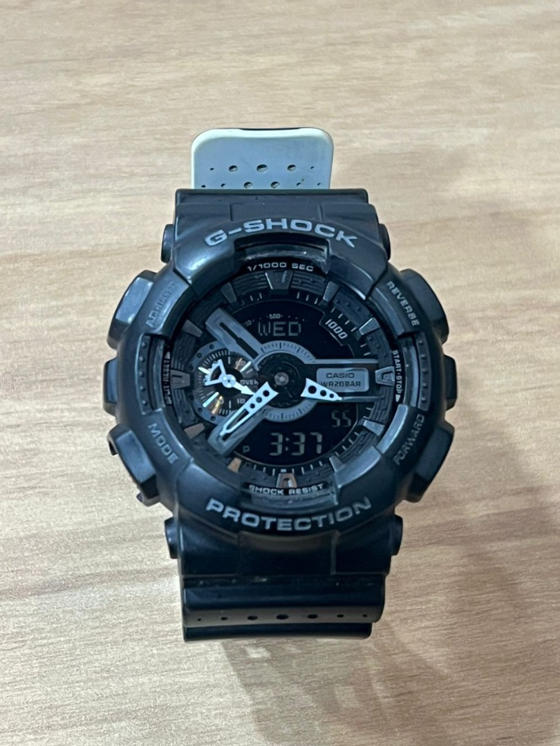 Casio G-Shock GA-110LP-1A Black Color Series Ana-Digital Watch, Men's ...