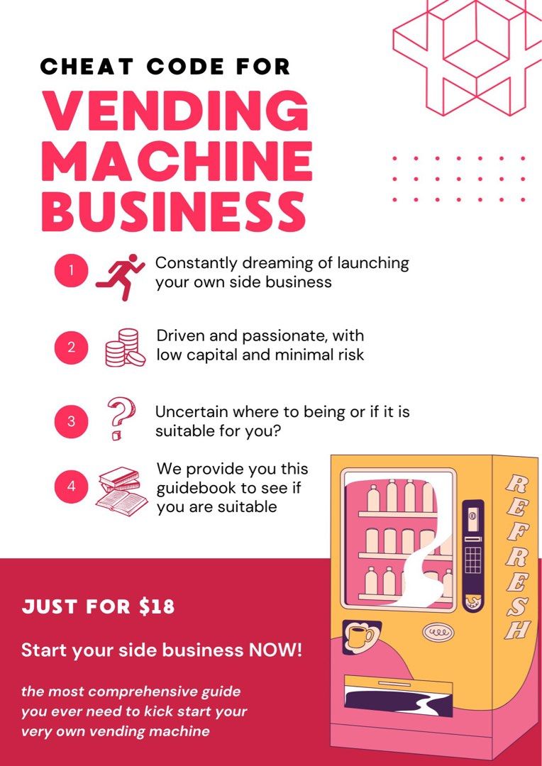 Cheat Code for Vending Machine Business, Hobbies & Toys, Books ...
