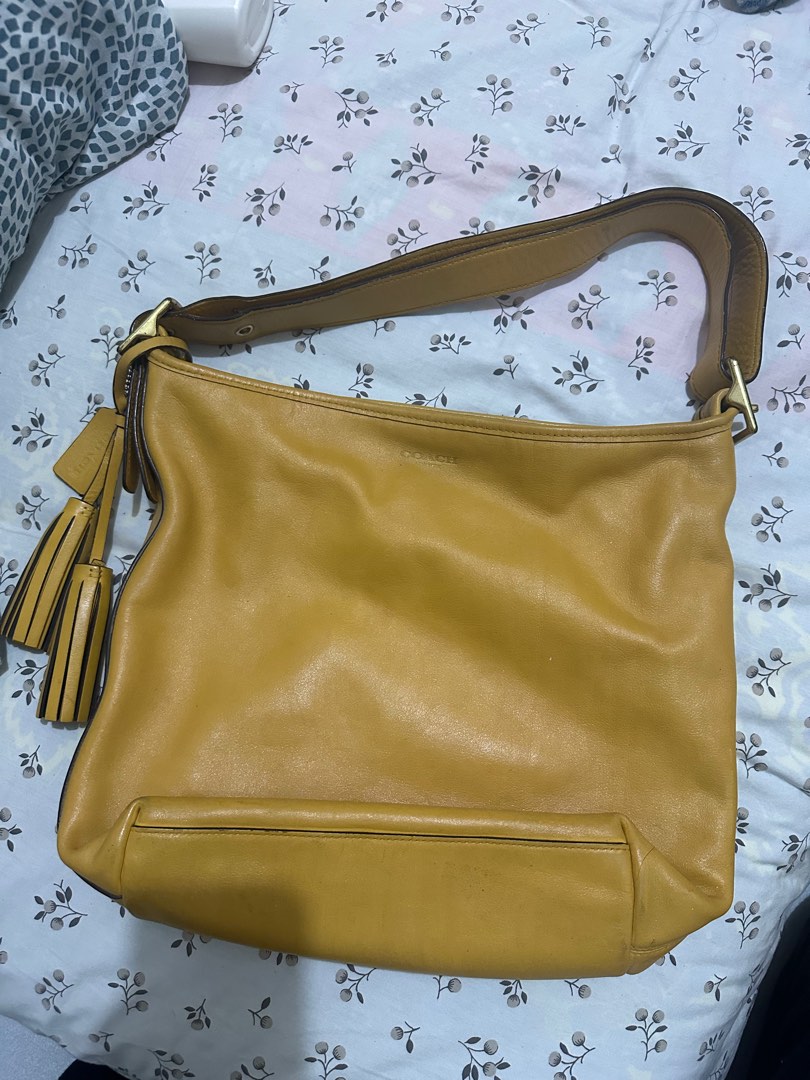 Coach Legacy in sunflower color, Luxury, Bags & Wallets on Carousell